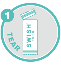 SWISH TO GO | For cleaner teeth, healthier gums and fresher breath